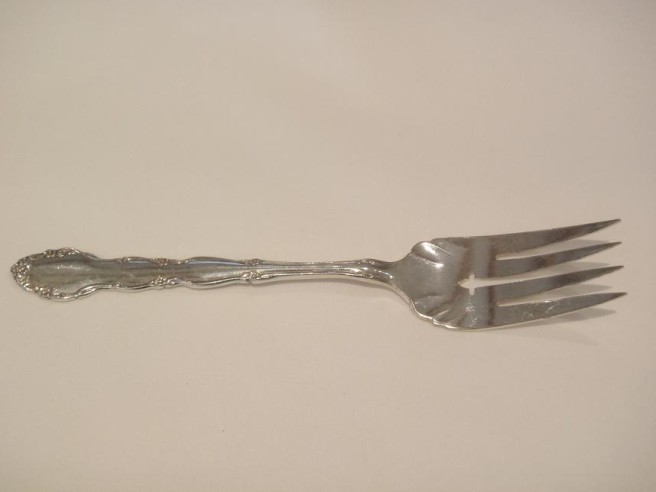 Rent a silver serving fork for your next party at All Seasons Rent All