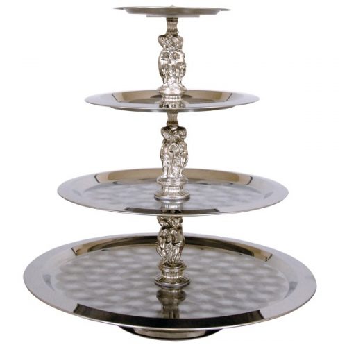 Rent a 4 Tier Silver Tray for your next event at All Seasons Rent All
