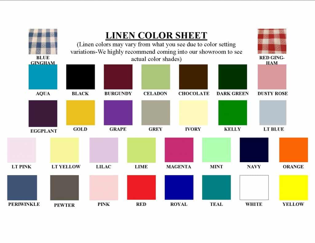 Rent a banquet tablecloth at All Seasons Rent All